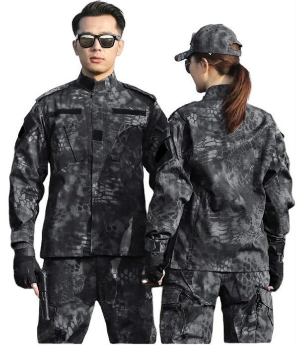 Custom Black Python Camouflage ACU Uniform – China Loong Military ...